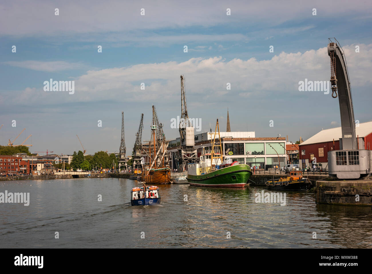 Bristol Docks, UK Stock Photo - Alamy