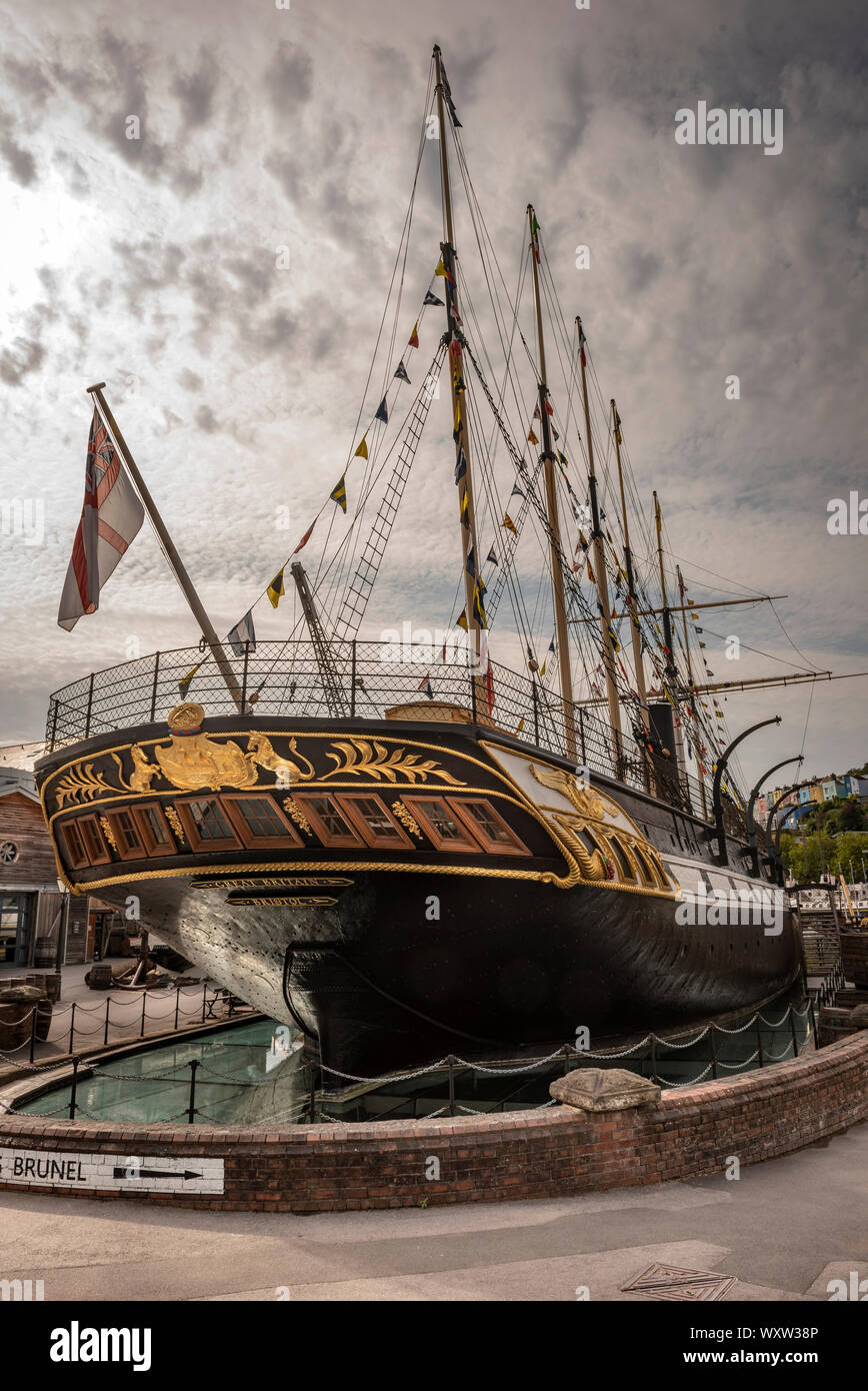 The SS Great Britain designed by Isambard Kingdom Brunel at Bristol ...