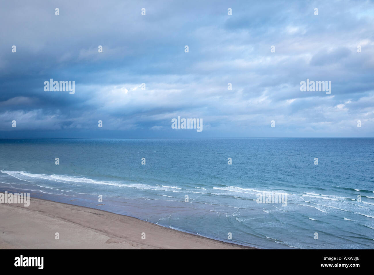 Cape Cod national seashore and the Atlantic Ocean near Marconi Beach ...
