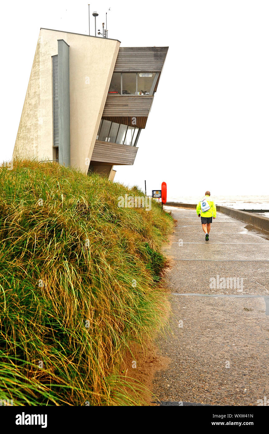 National Coastwatch Institution Rossall Point observation tower ...