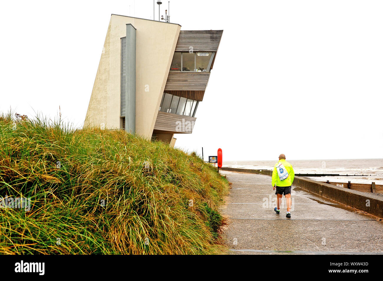 National Coastwatch Institution Rossall Point observation tower ...