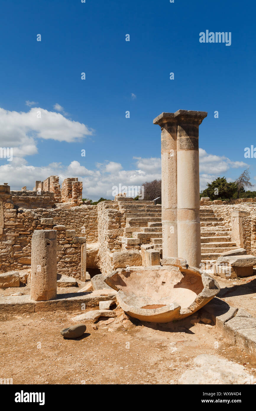 The Sanctuary of Apollo Hylates, Cyprus. Ancient ruins Stock Photo - Alamy