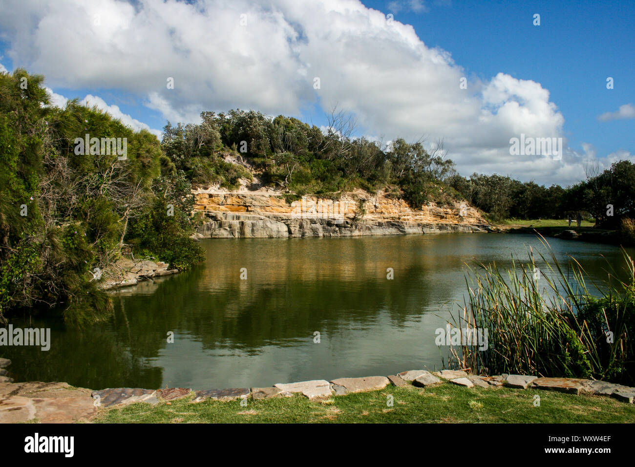 Angourie Blue Pool and Angourie Back Beach, Yamba, New South Wales ...