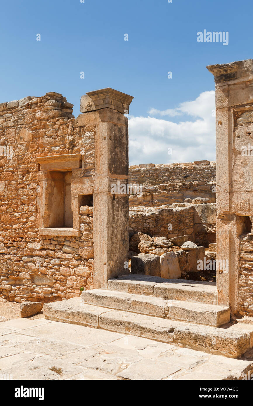 The Sanctuary of Apollo Hylates, Cyprus. Ancient ruins Stock Photo - Alamy