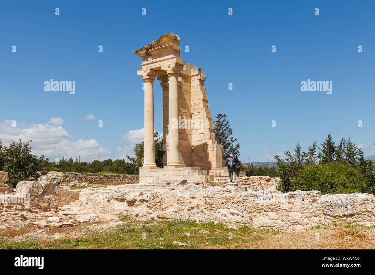 The Sanctuary of Apollo Hylates, Cyprus. Ancient ruins Stock Photo - Alamy