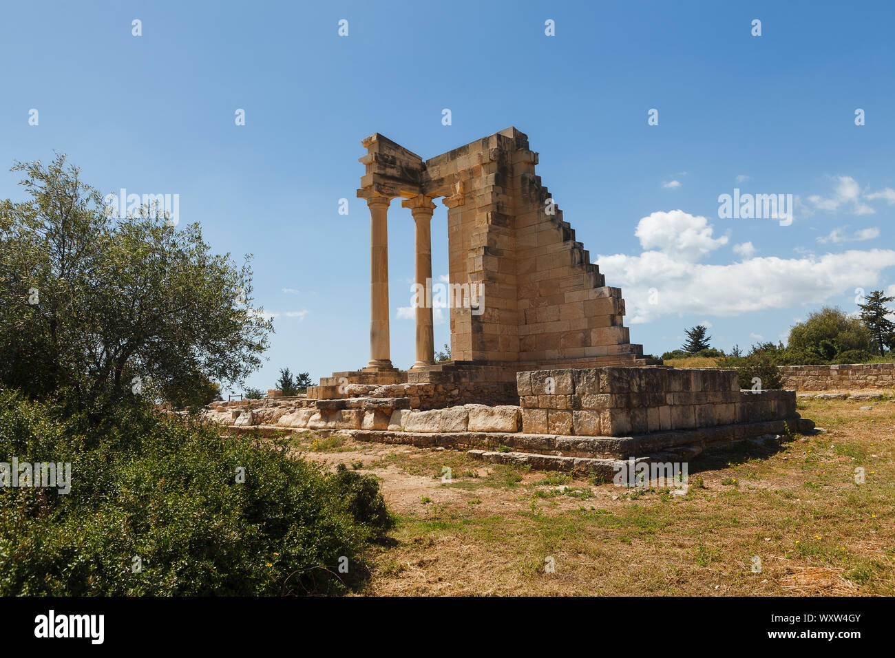 The Sanctuary of Apollo Hylates, Cyprus. Ancient ruins Stock Photo - Alamy