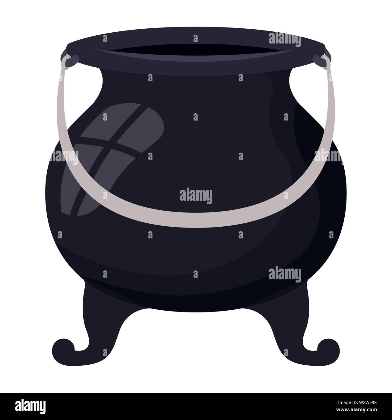 witch cauldron pot isolated icon Stock Vector Image & Art - Alamy