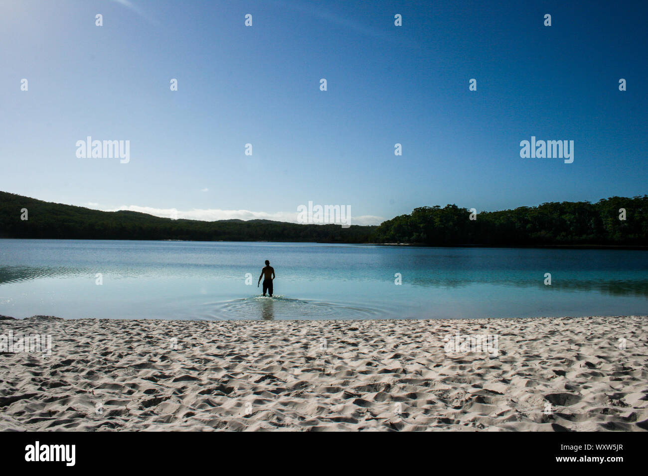 Lake McKenzie, Fraser Island, Queensland, Australia, biggest sand ...