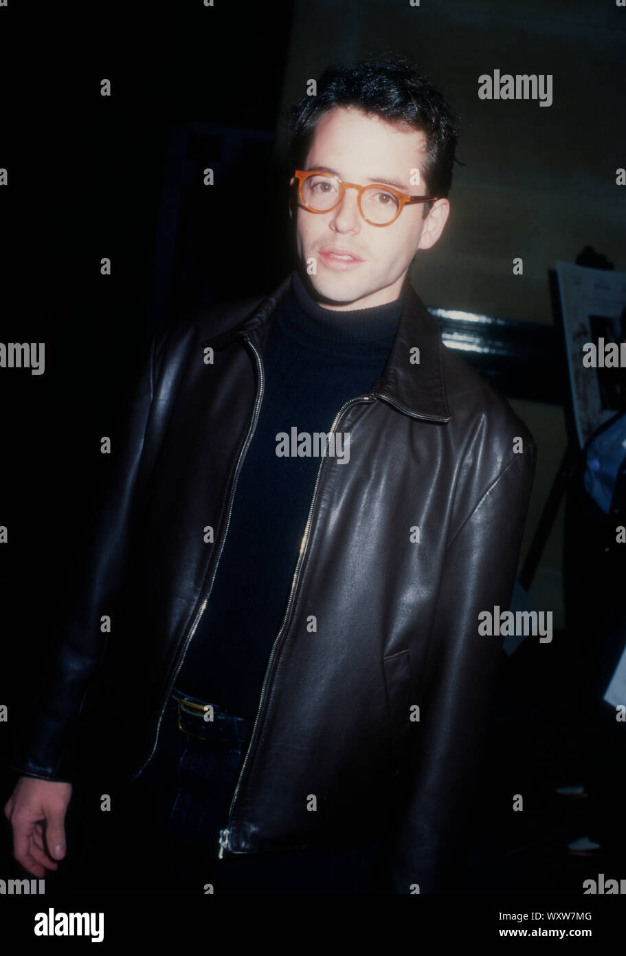 Los Angeles, California, USA 15th December 1994 Actor Matthew Broderick ...