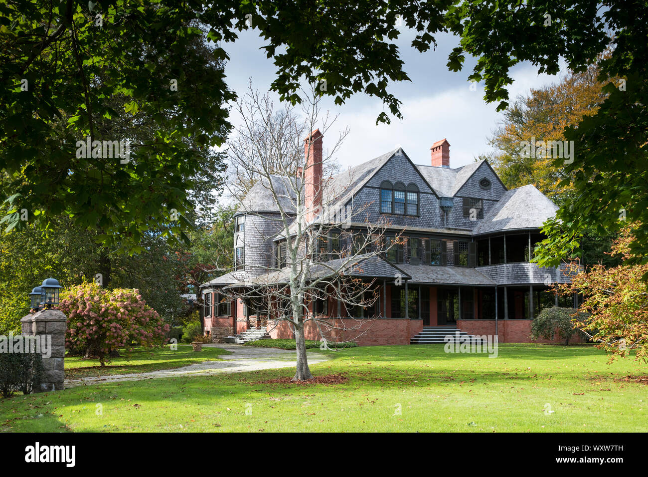 Isaac Bell House, one of the famous elegant Newport Mansions on Rhode ...