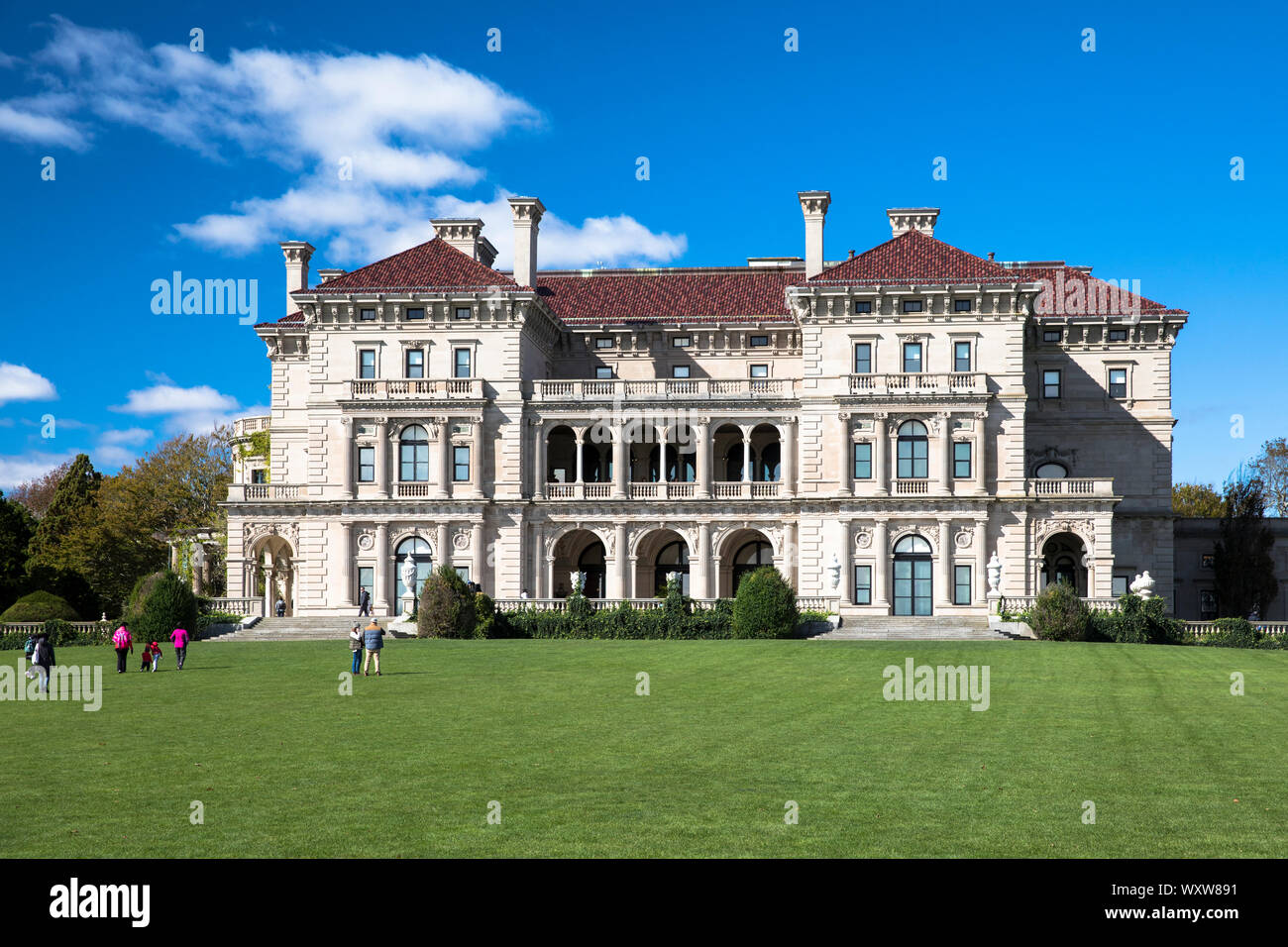 The Breakers, built 1895 as a summer estate by the Vanderbilt family ...