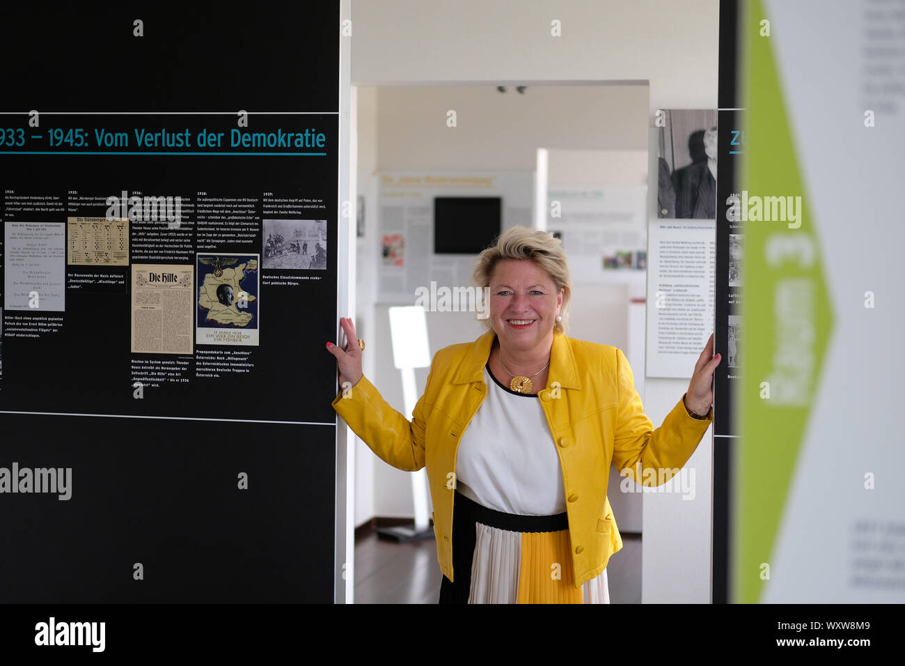 Halle, Germany. 14th Aug, 2019. FDP politician Cornelia Pieper in the ...