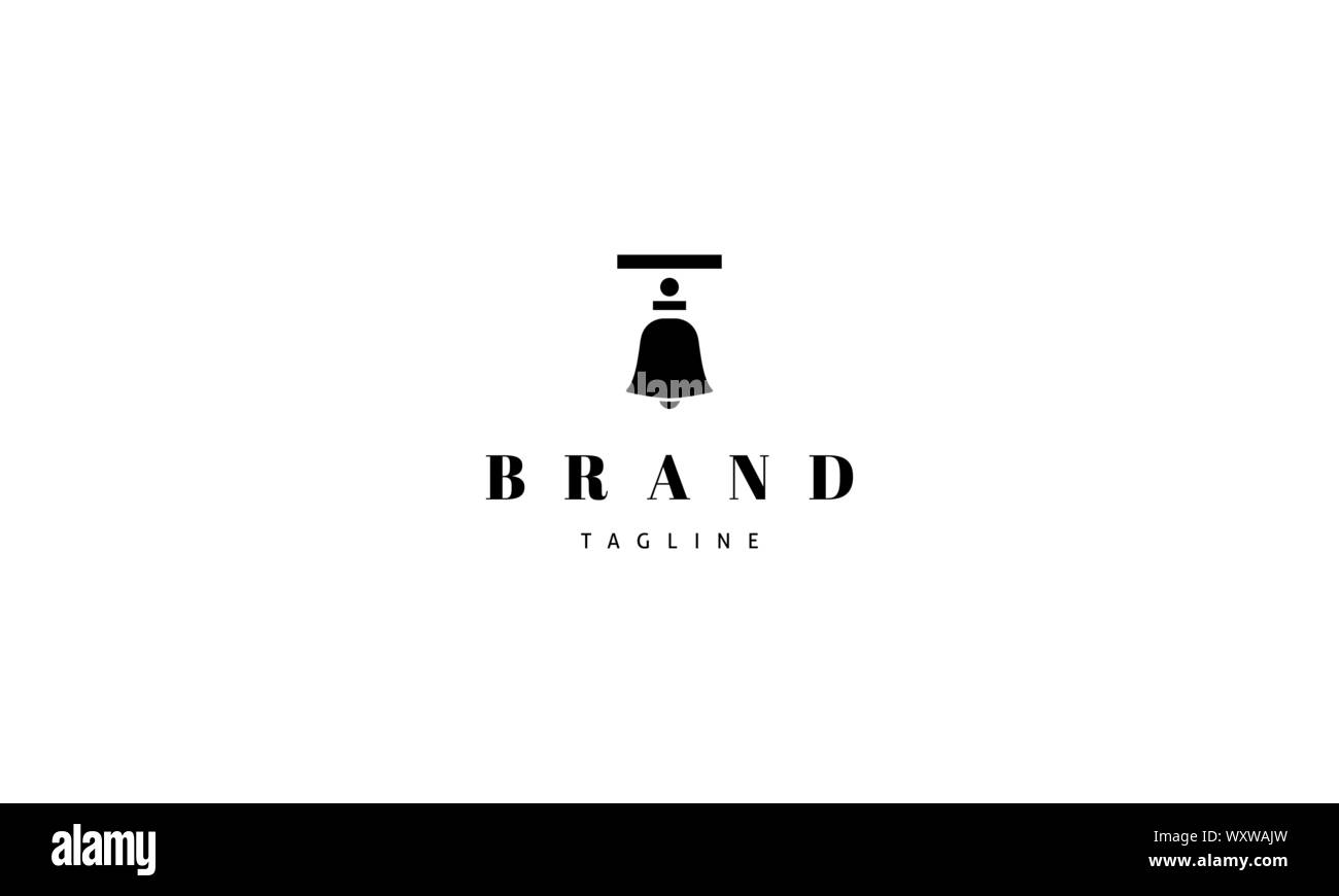 Vector logo on which an abstract image of a bell Stock Vector Image ...