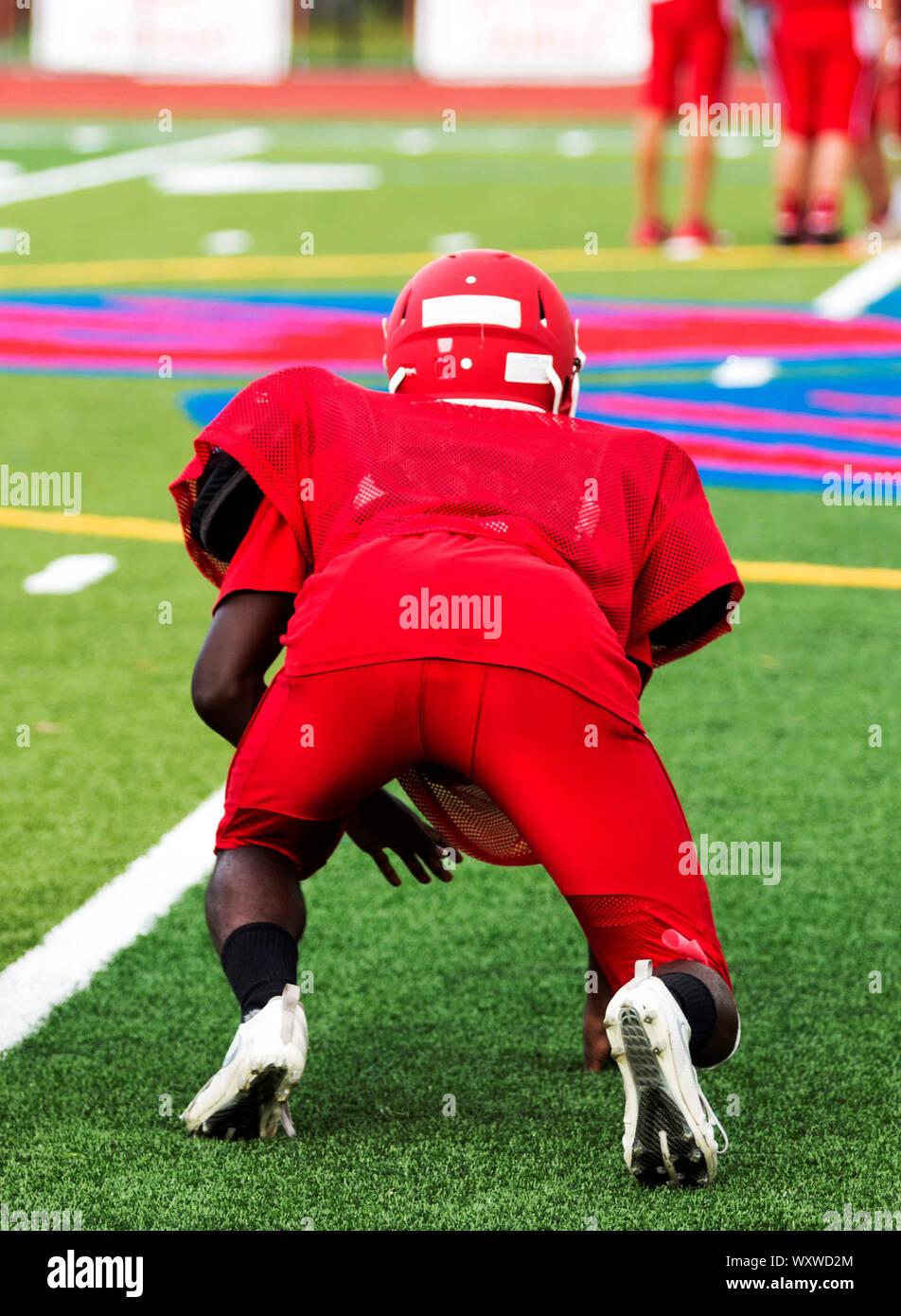 Offensive Lineman Stance