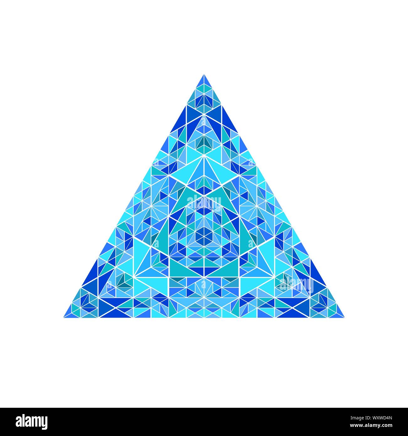 Triangular Pyramid Template
