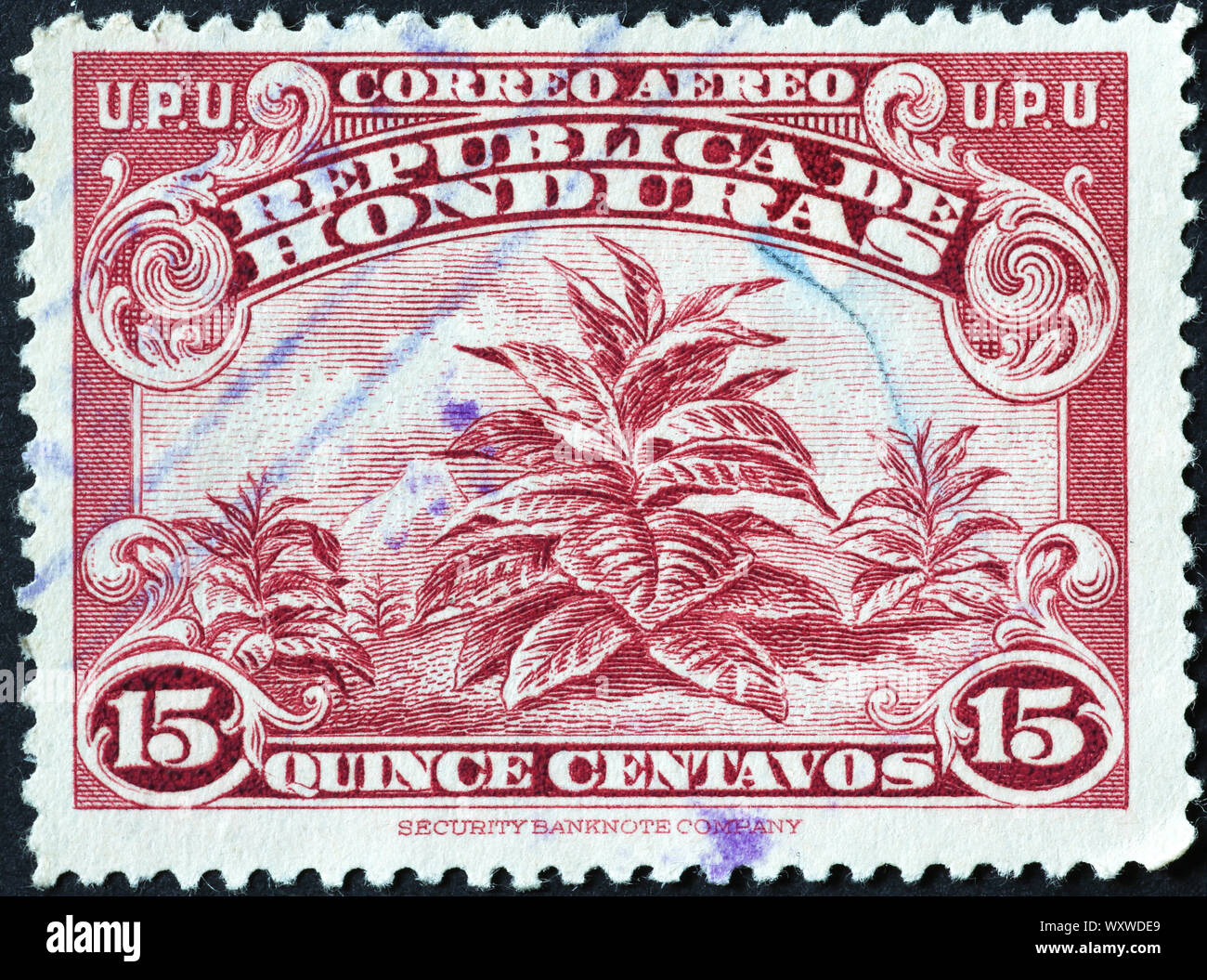 Honduras stamp hi-res stock photography and images - Alamy