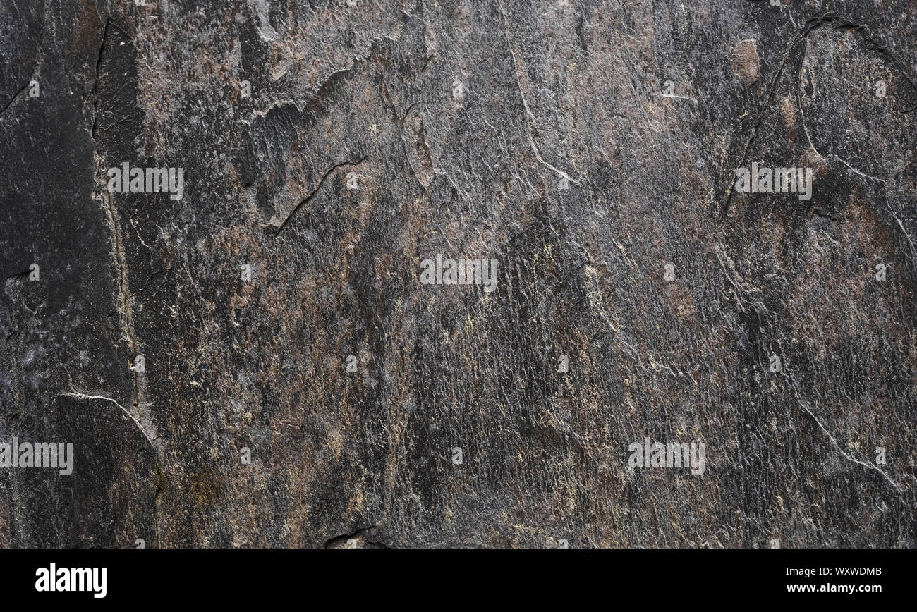 Grunge rough black stone texture background. Rusted peeled black stone ...