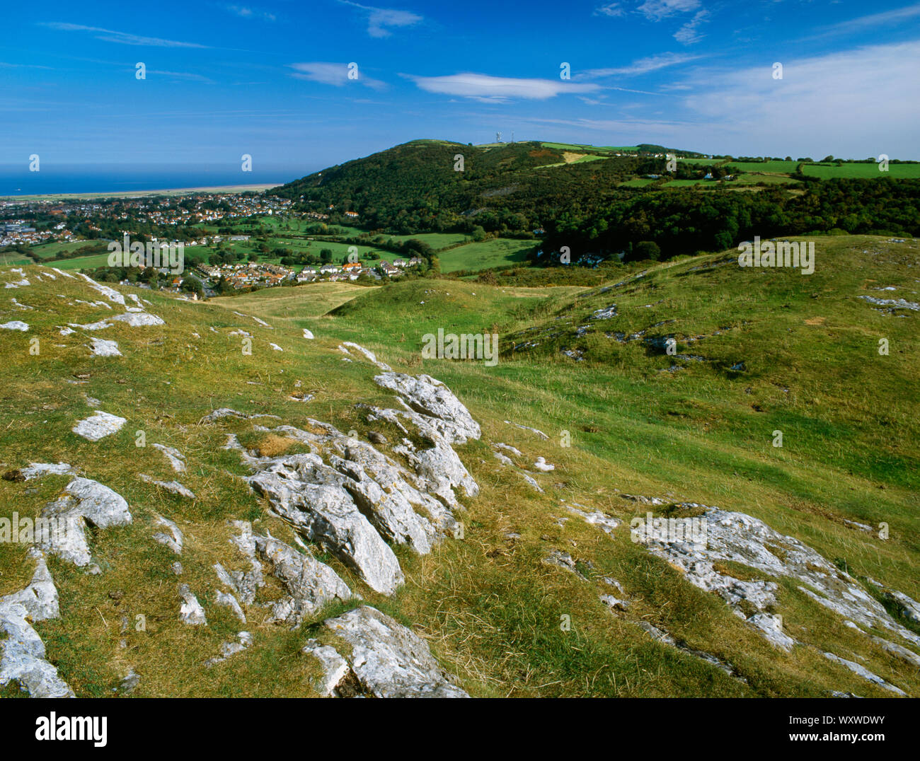 View from prestatyn hillside hi-res stock photography and images - Alamy