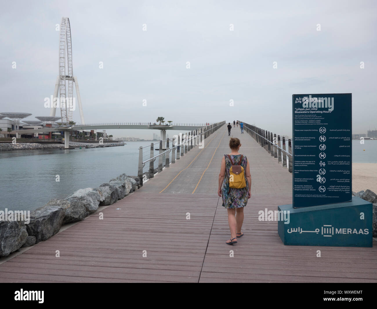 Bluewaters blue waters Dubai with The world’s tallest observation wheel ...