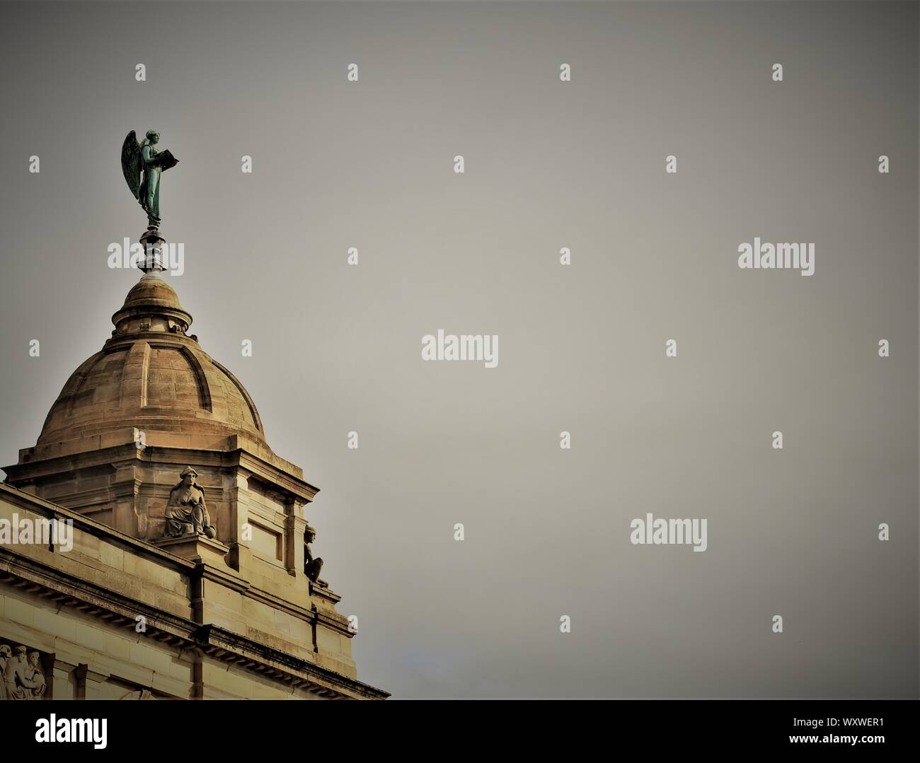 Dennistoun Library - Angel Stock Photo - Alamy