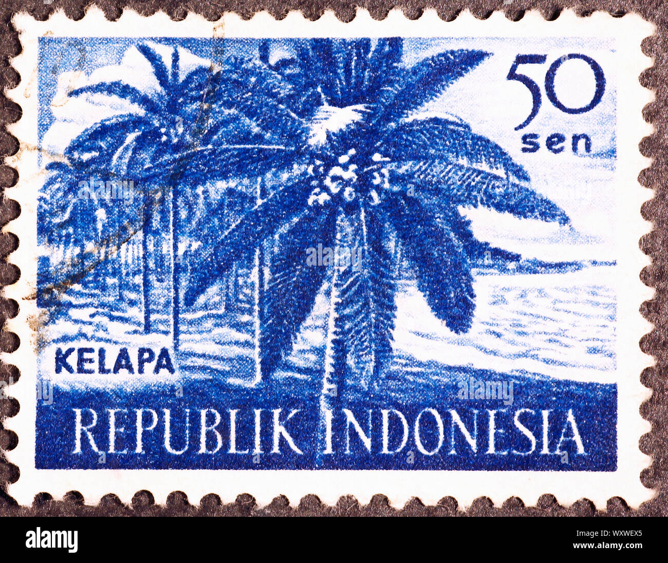 Indonesia postage stamp hi-res stock photography and images - Alamy