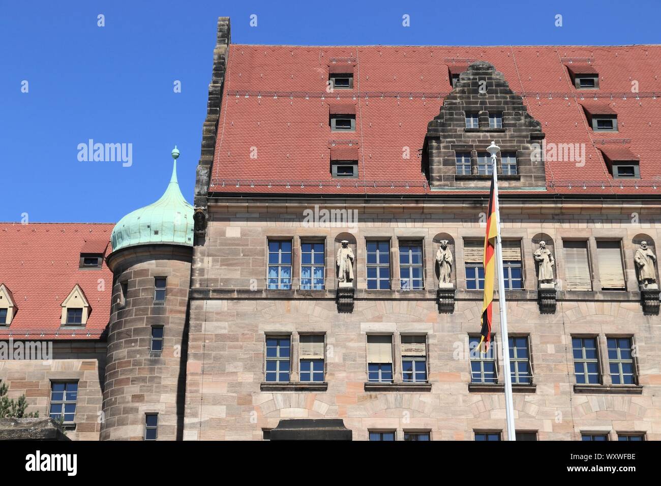 Nuremberg, Germany - Palace of Justice where Nuremberg Trials took ...