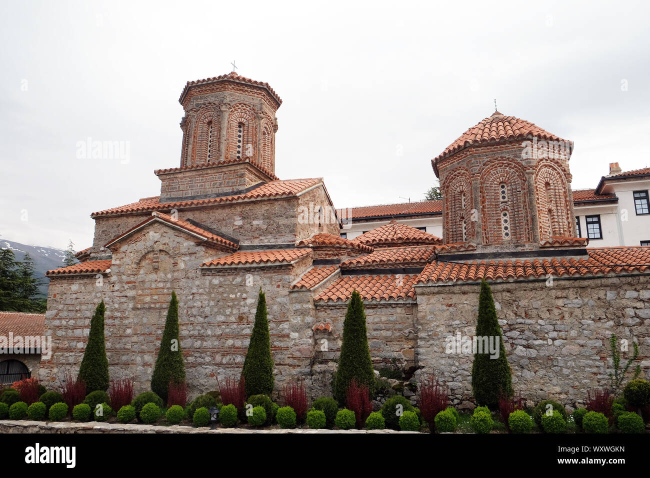 Monastery of Saint Naum (Sv. Naum), Ohrid, Republic of Macedonia Stock ...