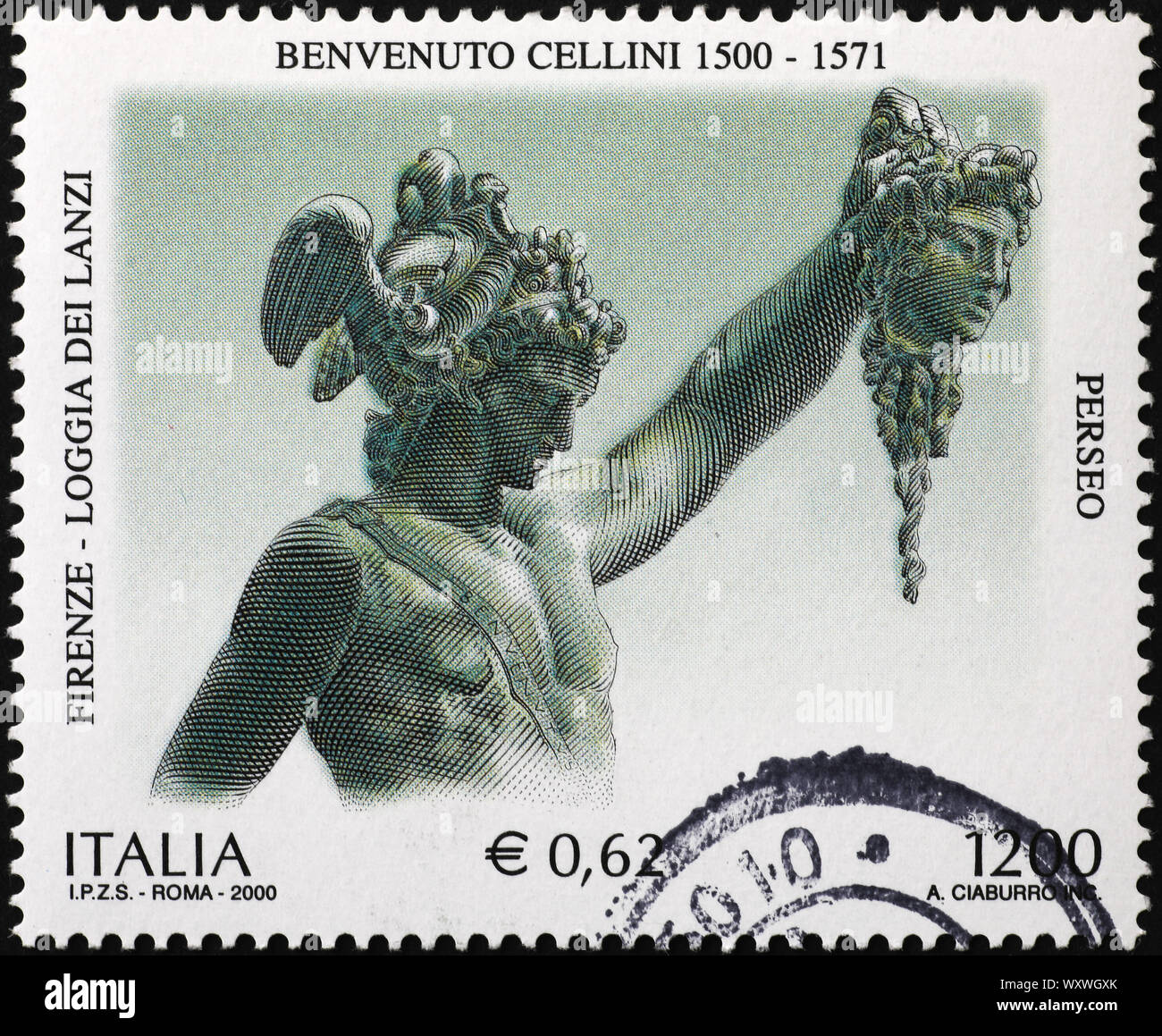 Statue by benvenuto cellini hi-res stock photography and images - Alamy