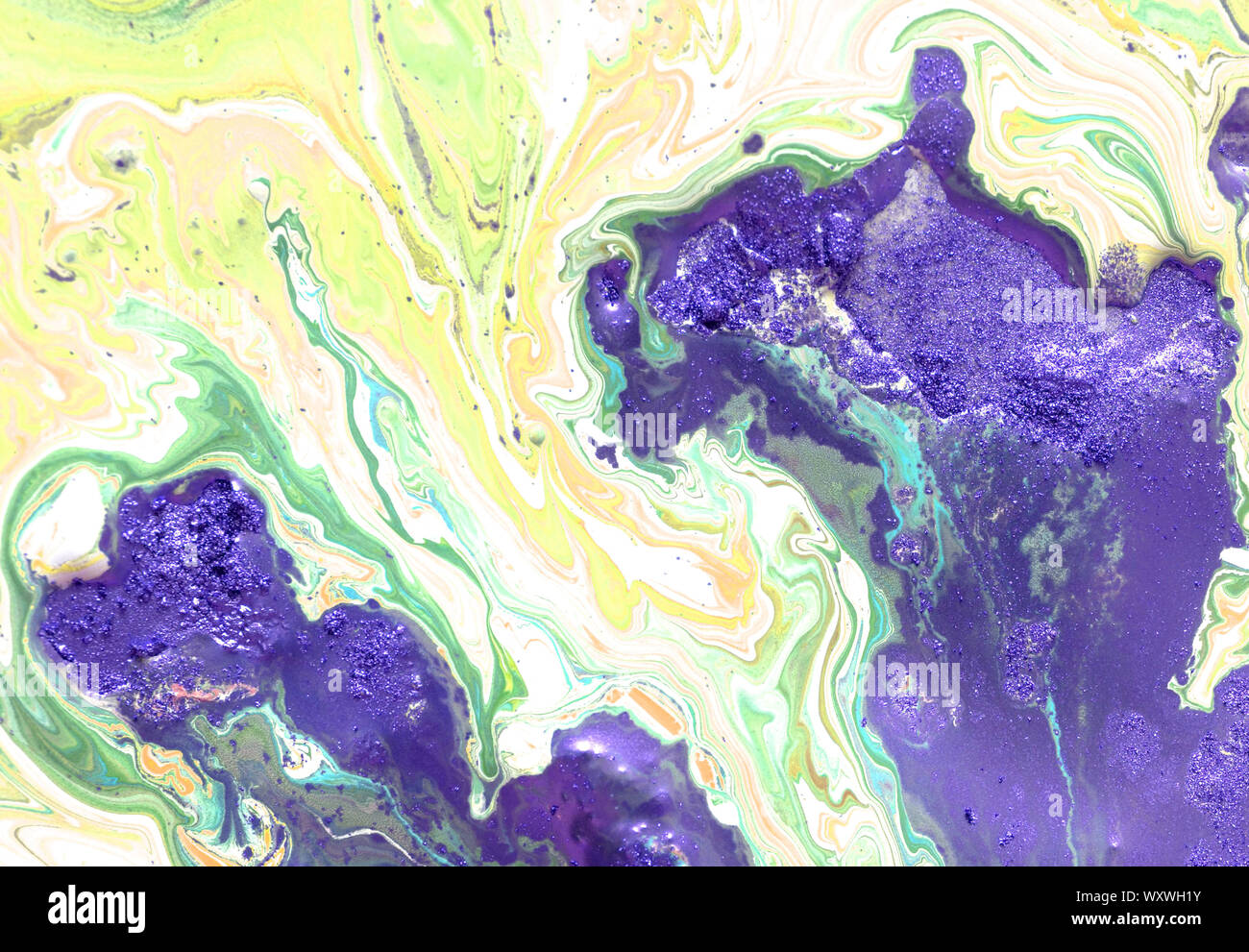 Abstract violet splash watercolor background Stock Photo - Alamy