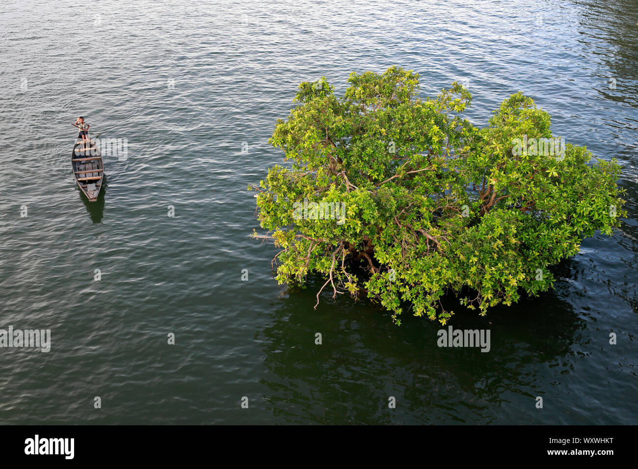 Sunamganj, Bangladesh - September 11, 2019: Tanguar haor located in the ...