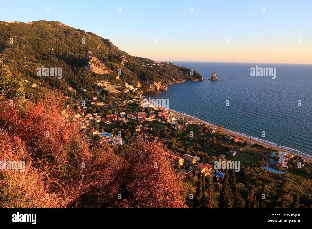 Bay of agios gordios hi-res stock photography and images - Alamy