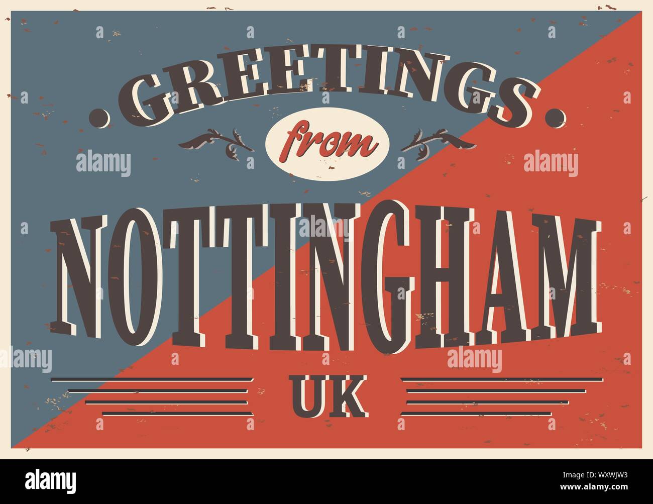 Nostalgic plaque Stock Vector Images - Alamy