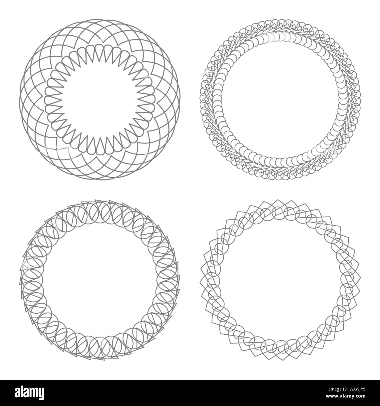 Embroidery frames Stock Vector Images - Alamy