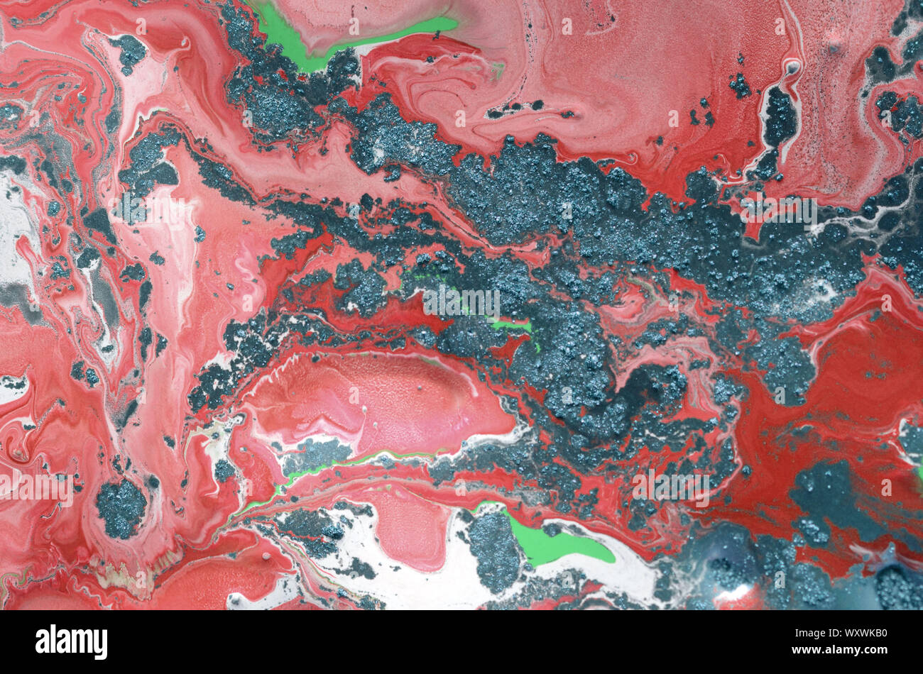 Red bleeding ink stains.Grunge texture seamless background Stock Photo ...