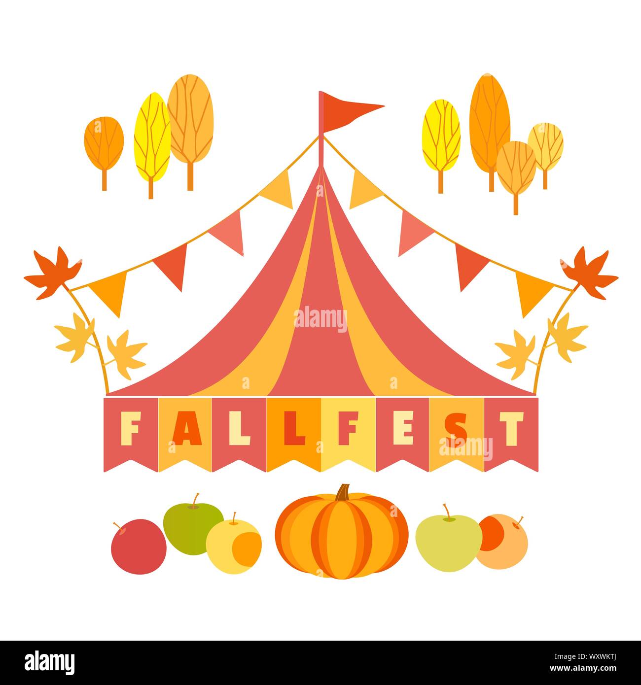 Fairground flags Stock Vector Images - Alamy