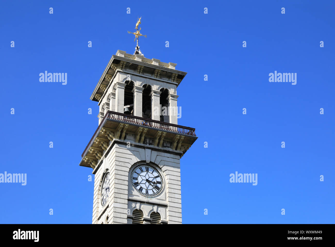 The recently restored historic Caledonian Clock Tower in Caledonian ...