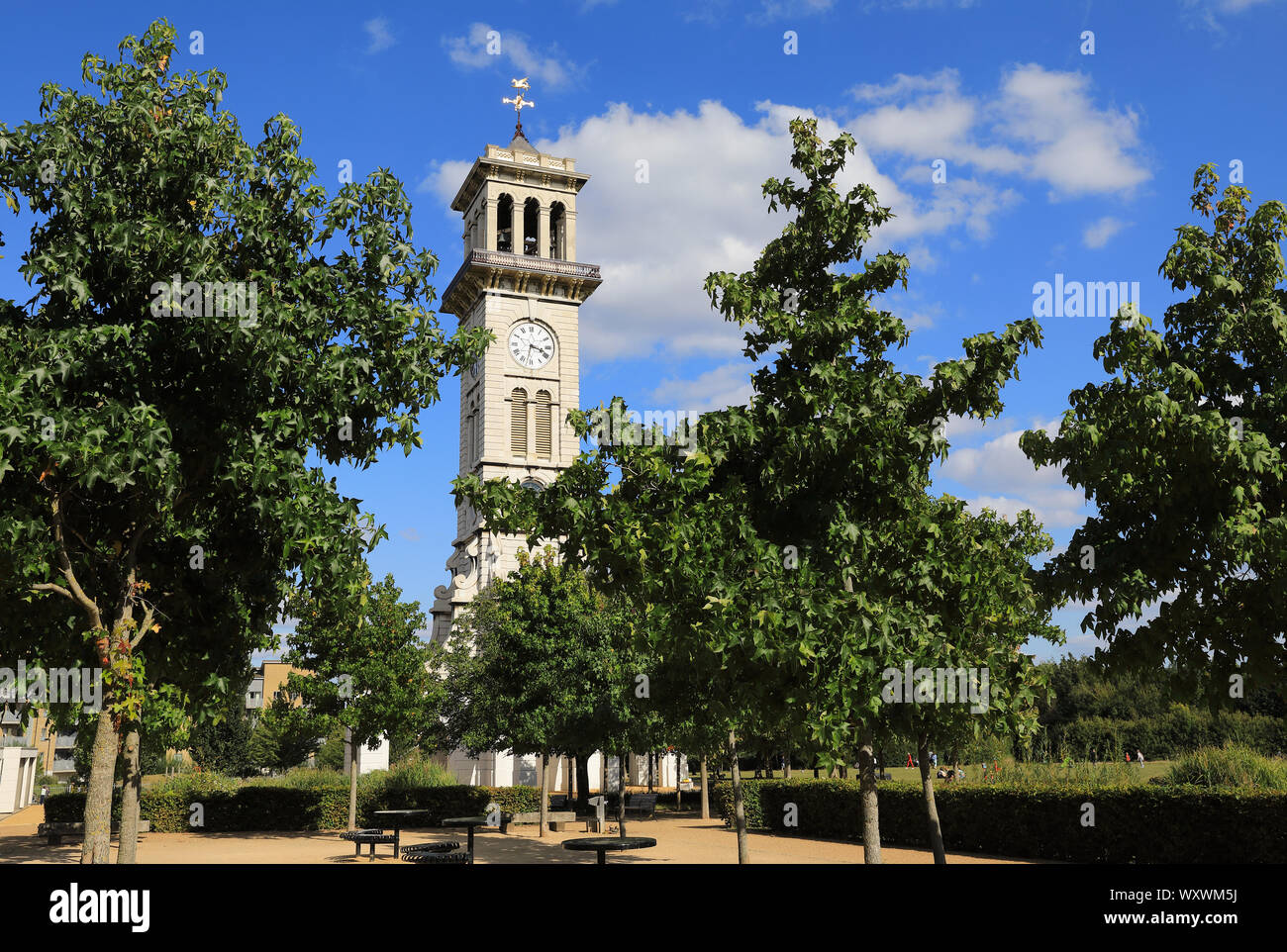 The recently restored historic Caledonian Clock Tower in Caledonian ...