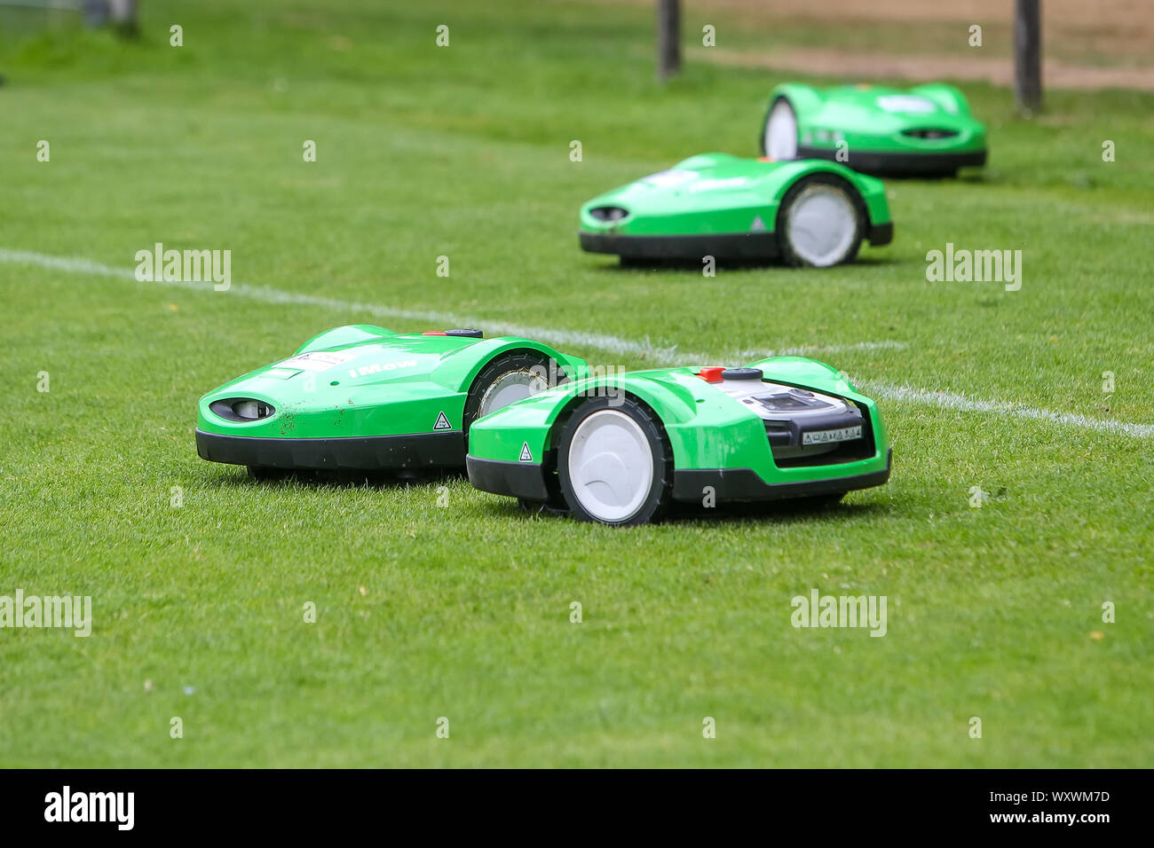 Football field maintenance hi-res stock photography and images - Alamy