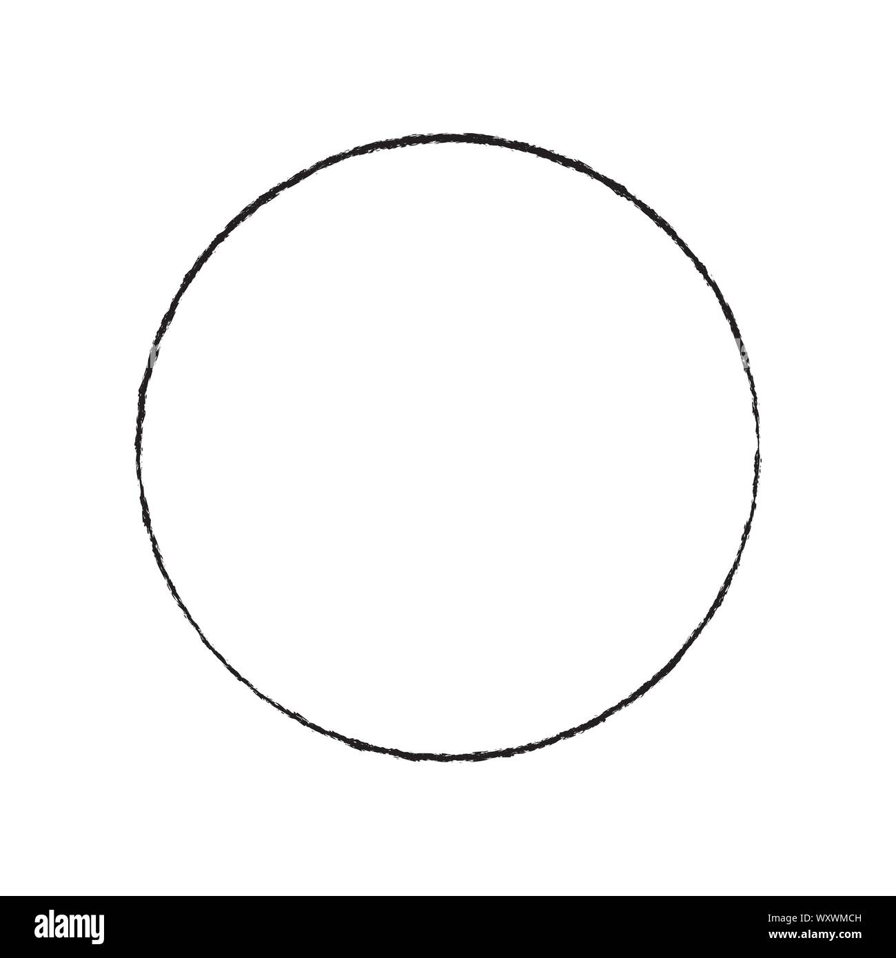 Thin Circle Frame Stock Vector Image & Art - Alamy