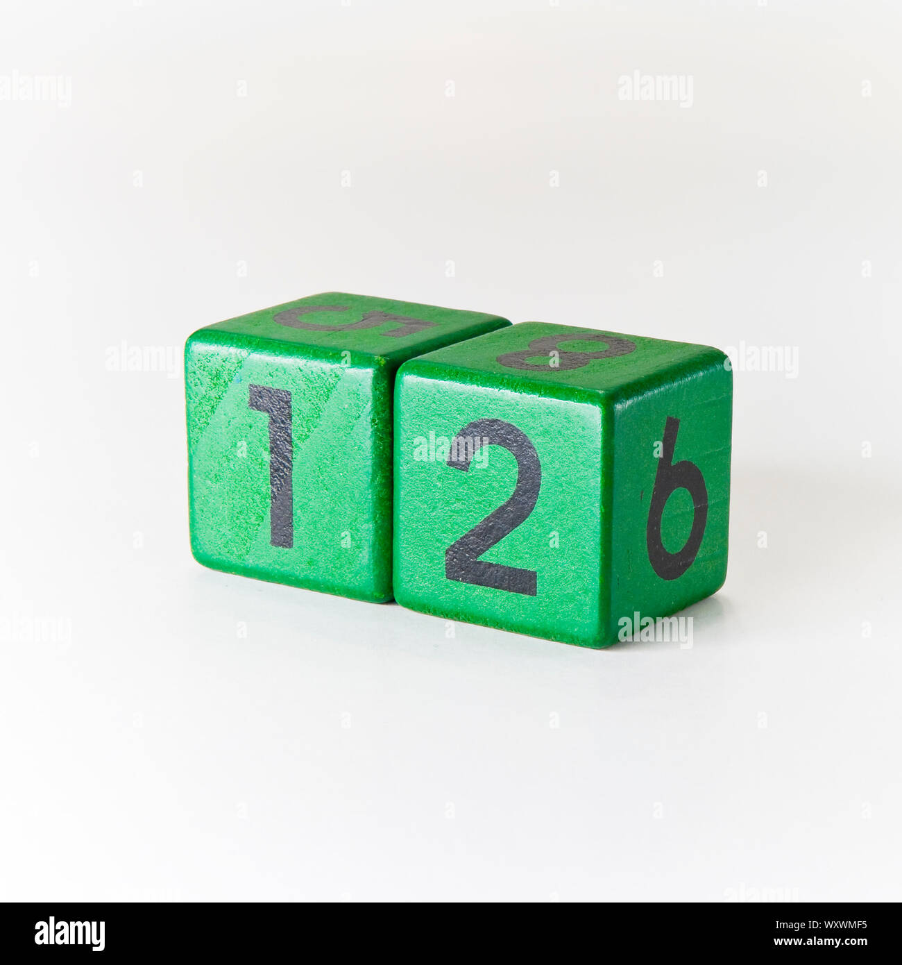 3d number 12 hi-res stock photography and images - Alamy