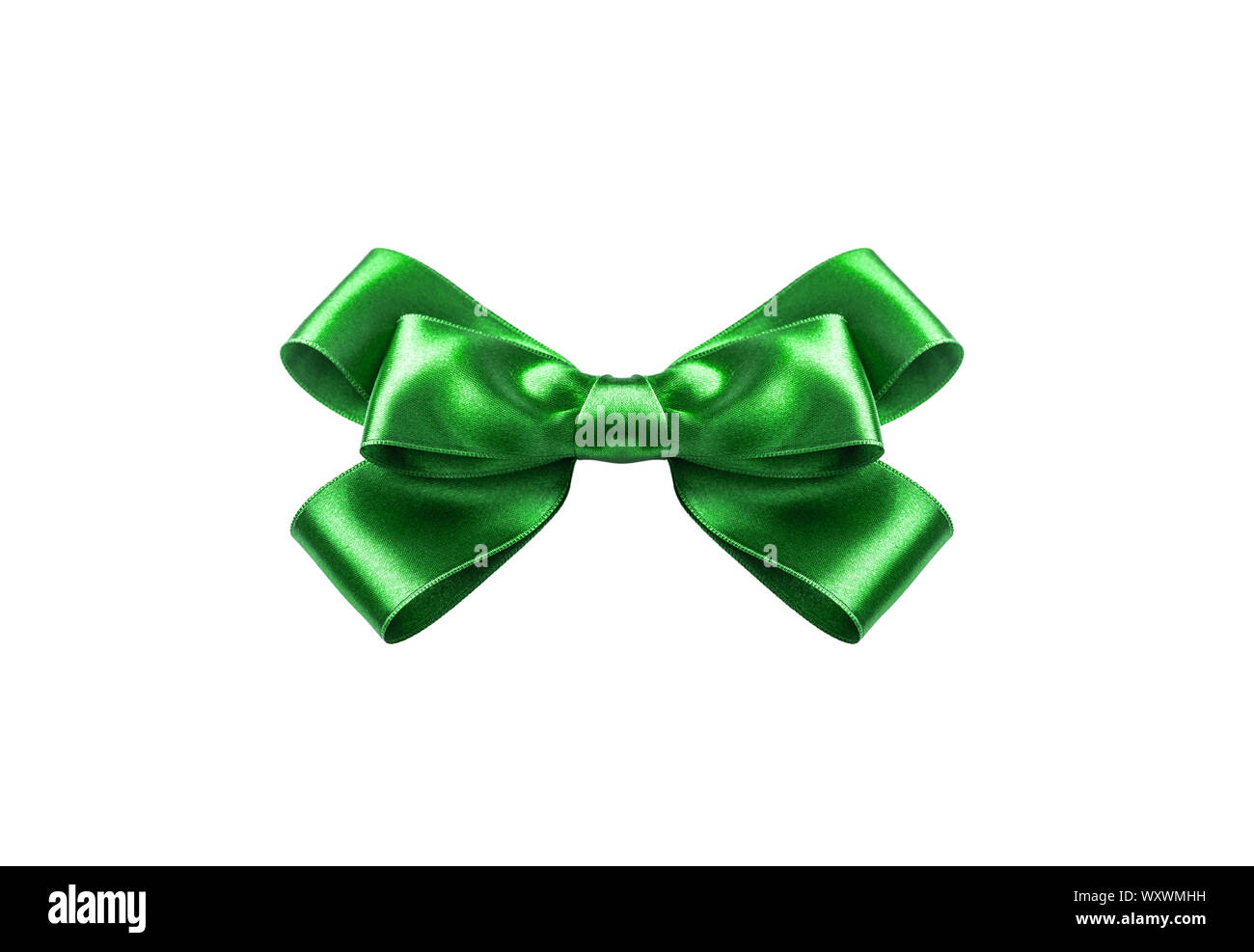 Green and white ribbon hi-res stock photography and images - Alamy