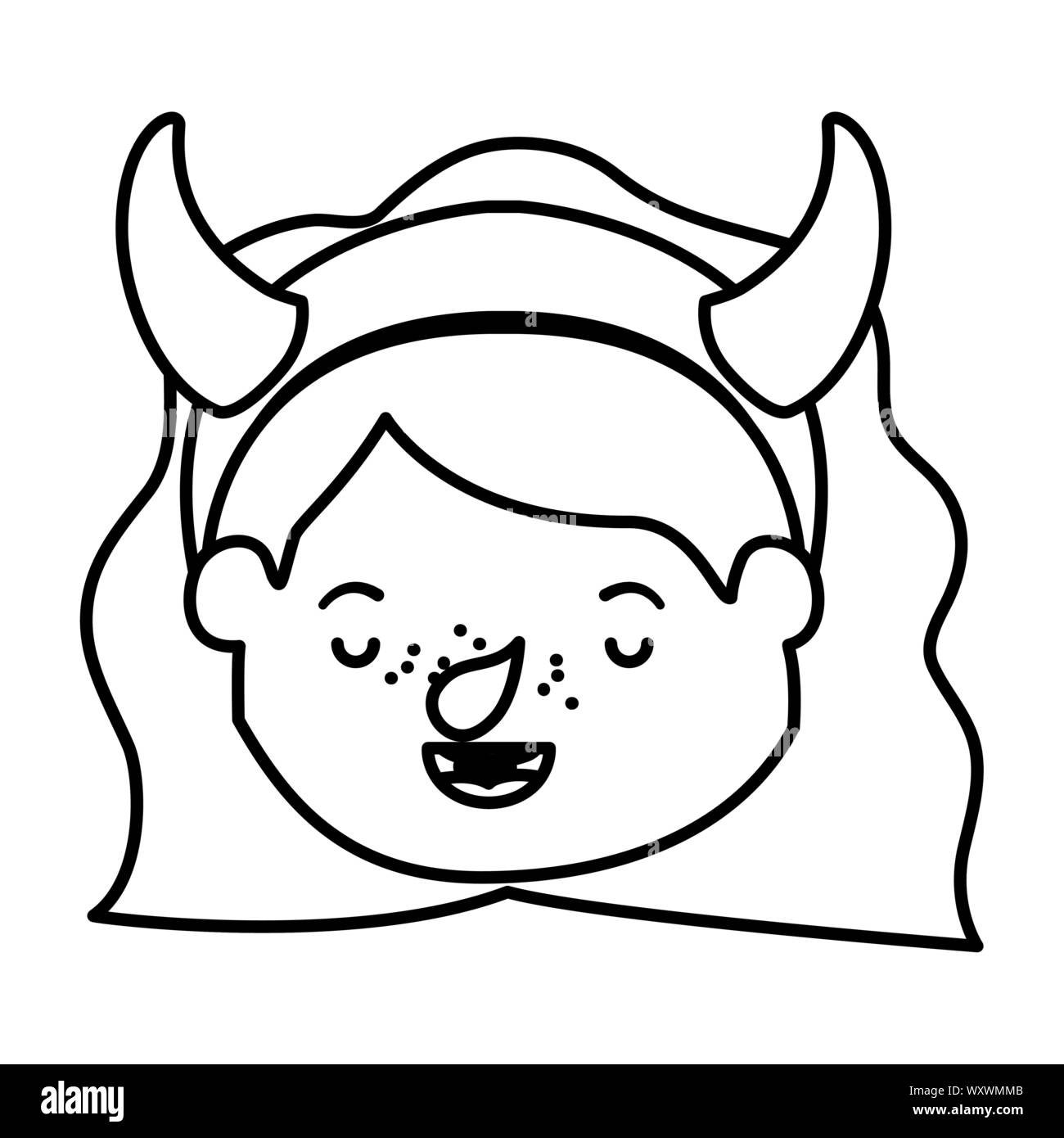Cute Devil Clipart Black And White