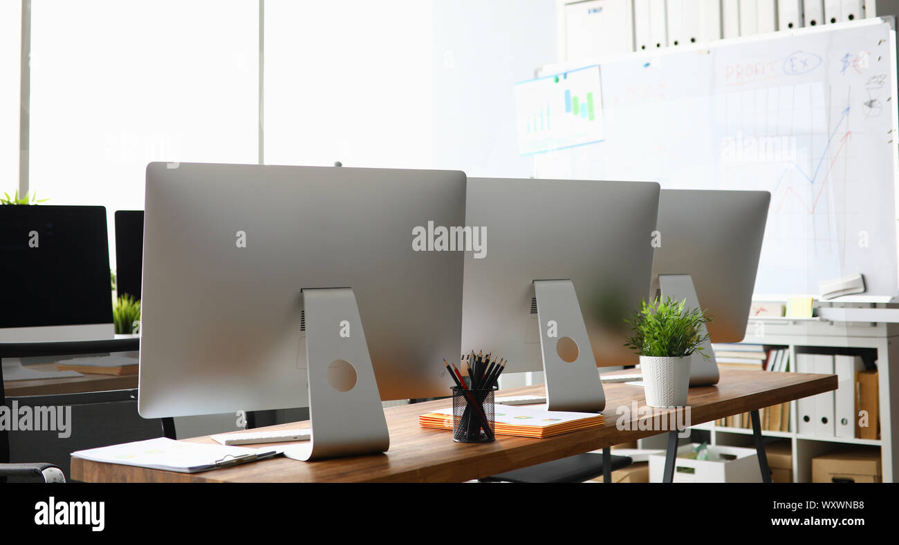 Computer class learning informatics background Stock Photo - Alamy