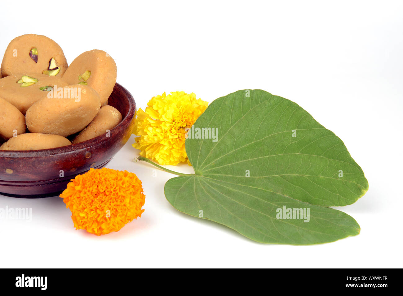 Apta leaf for Dussehra or Dasara, an Indian festival Stock Photo - Alamy