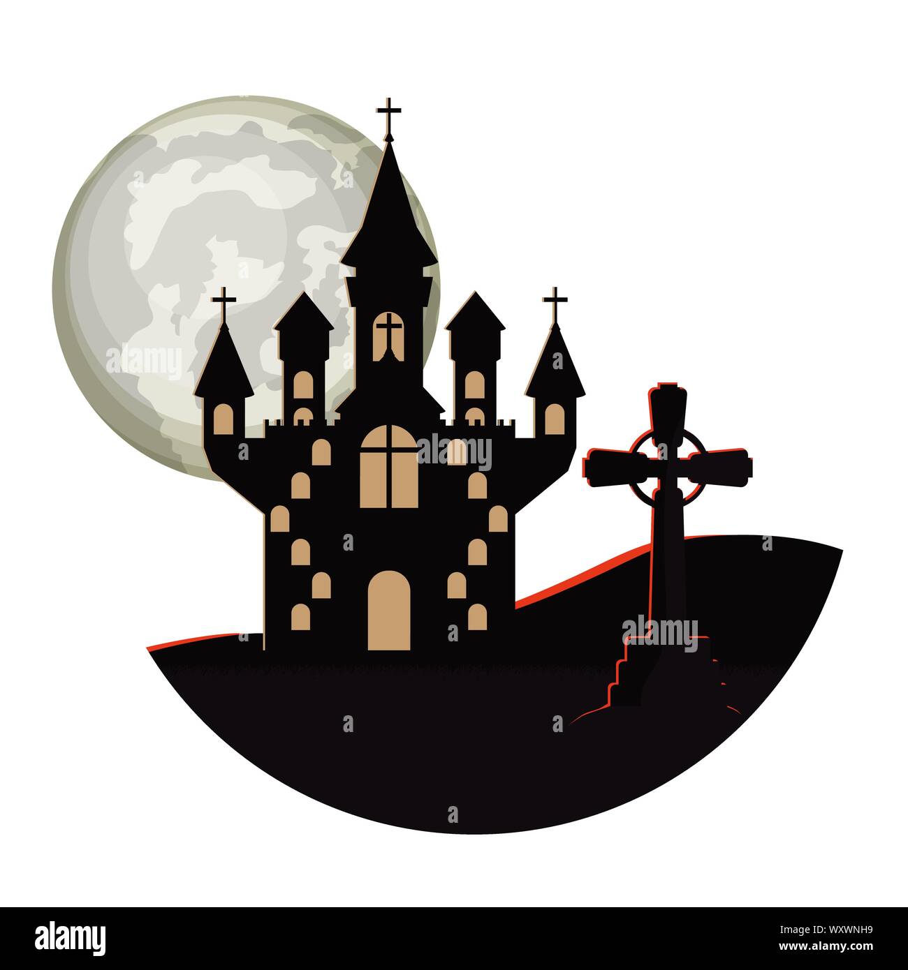 Night palace Cut Out Stock Images & Pictures - Alamy