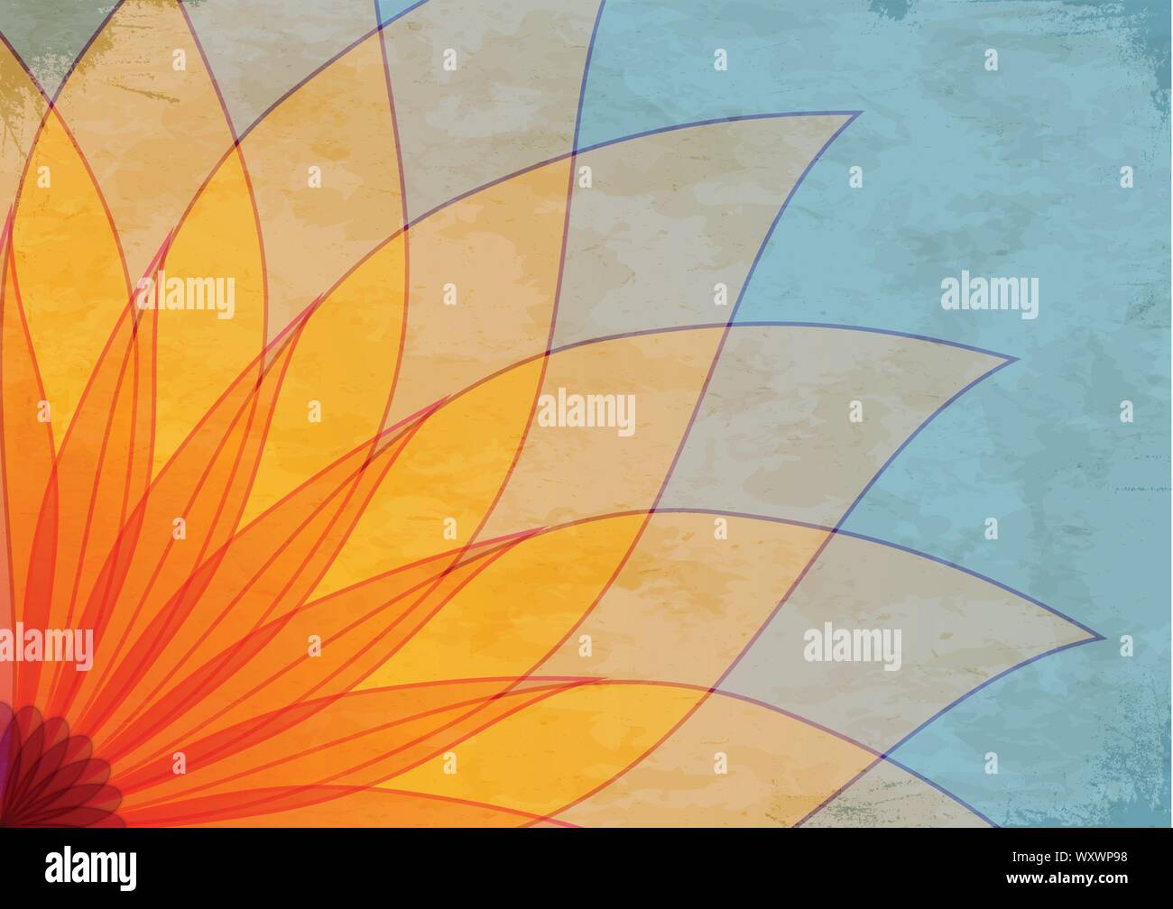 Abstract background with petals Stock Vector Image & Art - Alamy