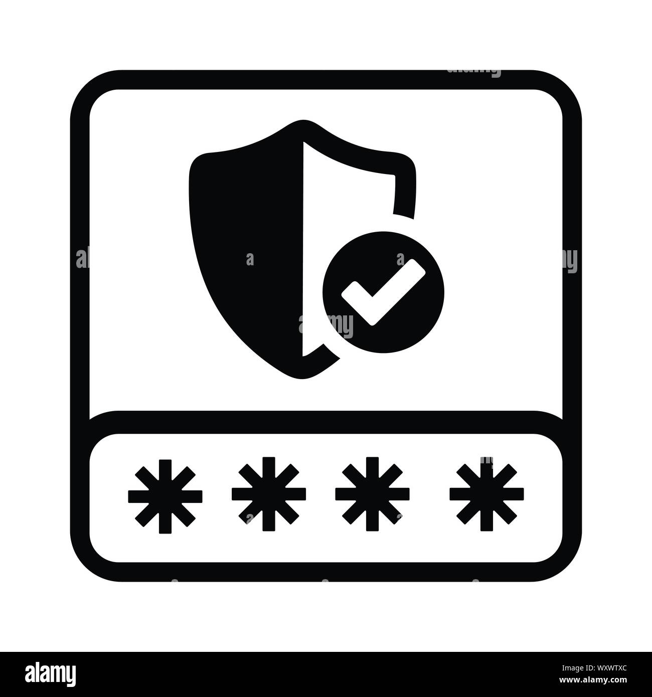 Lock, password, security icon Stock Vector Image & Art - Alamy