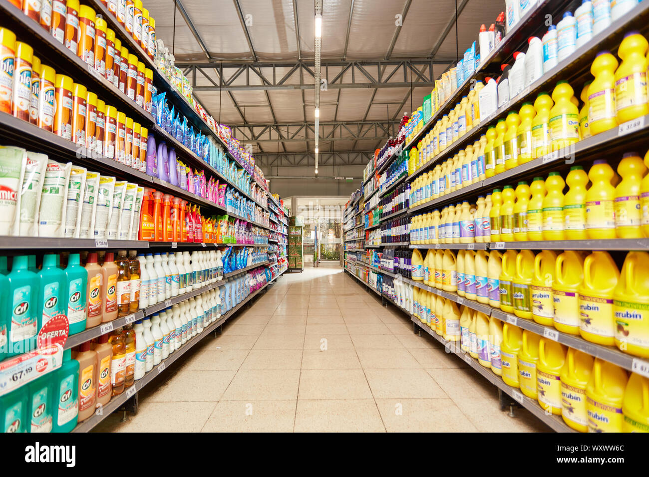 Products range hi-res stock photography and images - Alamy