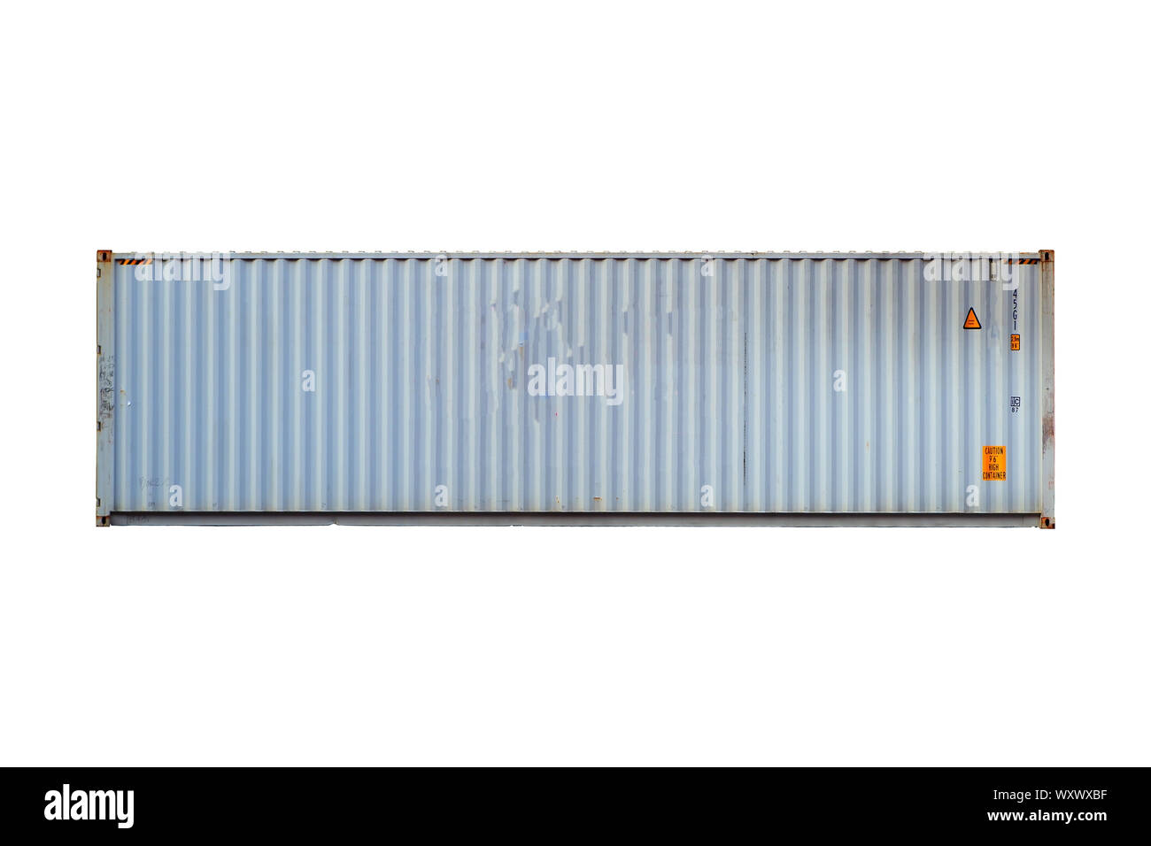 White containers and white background for easy editing Stock Photo - Alamy