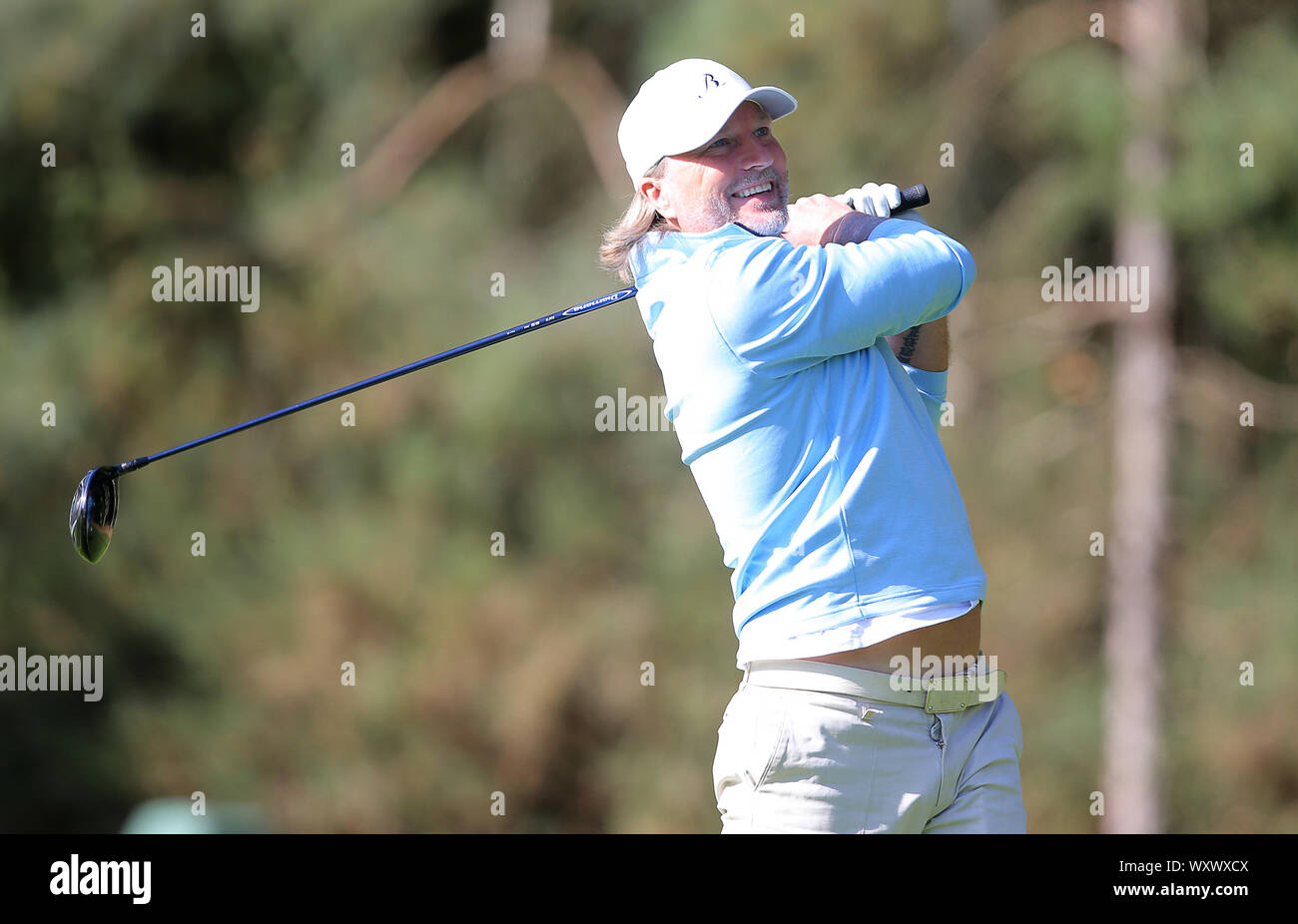 Wentworth Golf Club, Virginia Water, UK. 18th Sep, 2019. Robbie Savage ...